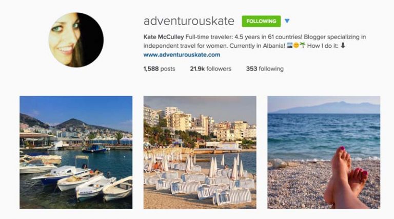 16 Amazing Instagram Travel Photographers - Girl Power
