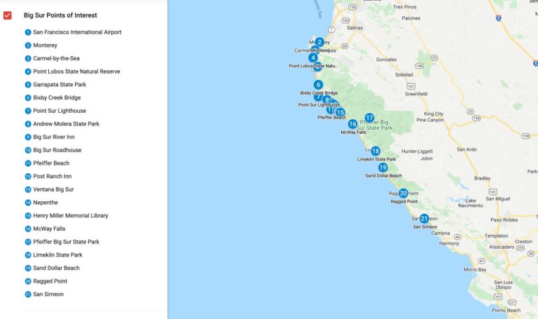 The Ultimate Big Sur Road Trip Itinerary & Best Viewpoints - The Planet D