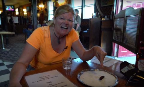 The Sour Toe Cocktail - A Dead Toe, Vodka and an ounce of Courage