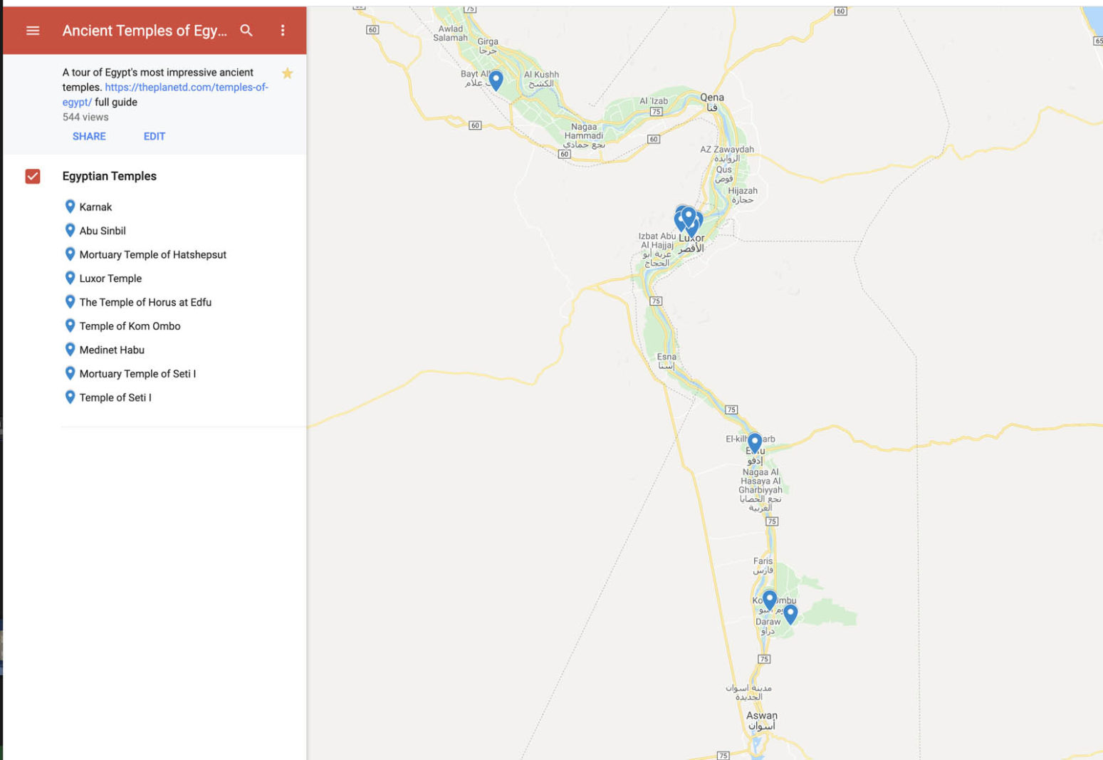 10 Amazing Ancient Temples of Egypt | The Planet D