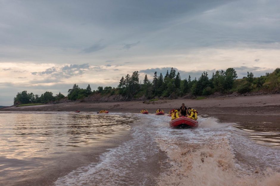 Tidal Bore Rafting in Nova Scotia - The World Highest Tides - The Planet D