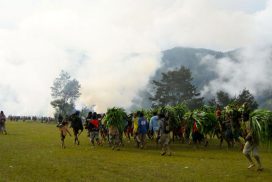 Tribes of Papua Indonesia - An Unlikely Guest at a Highlands Festival